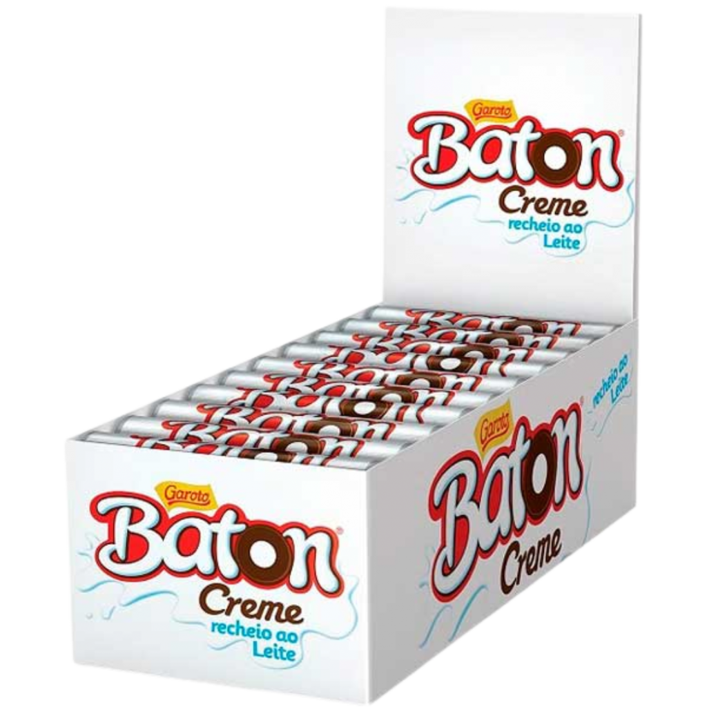 Chocolat Baton coeur de lait 480g Garoto - MERCADO DO BRASIL